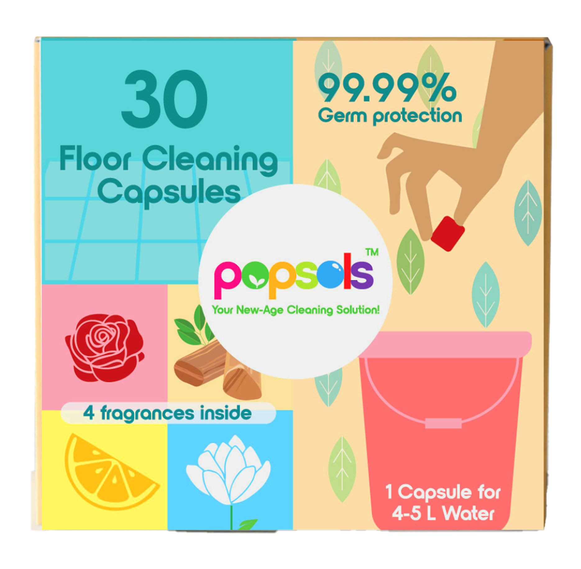 Floor Cleaner Pods | Eco-Friendly Floor Cleaning Capsules – Popsols